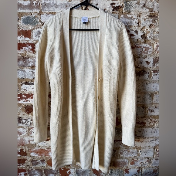 CAbi | Sweaters | Cabi Cream Knit Openfront Cardigan | Poshmark